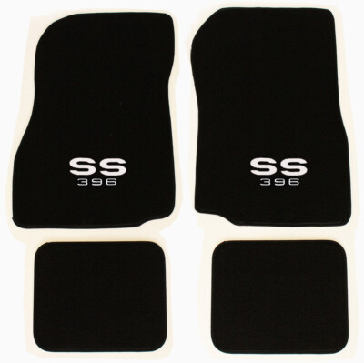 NEW! 1966 - 1967 Chevelle Floor Mats Carpet Embroidered SS 350 396 427 ...