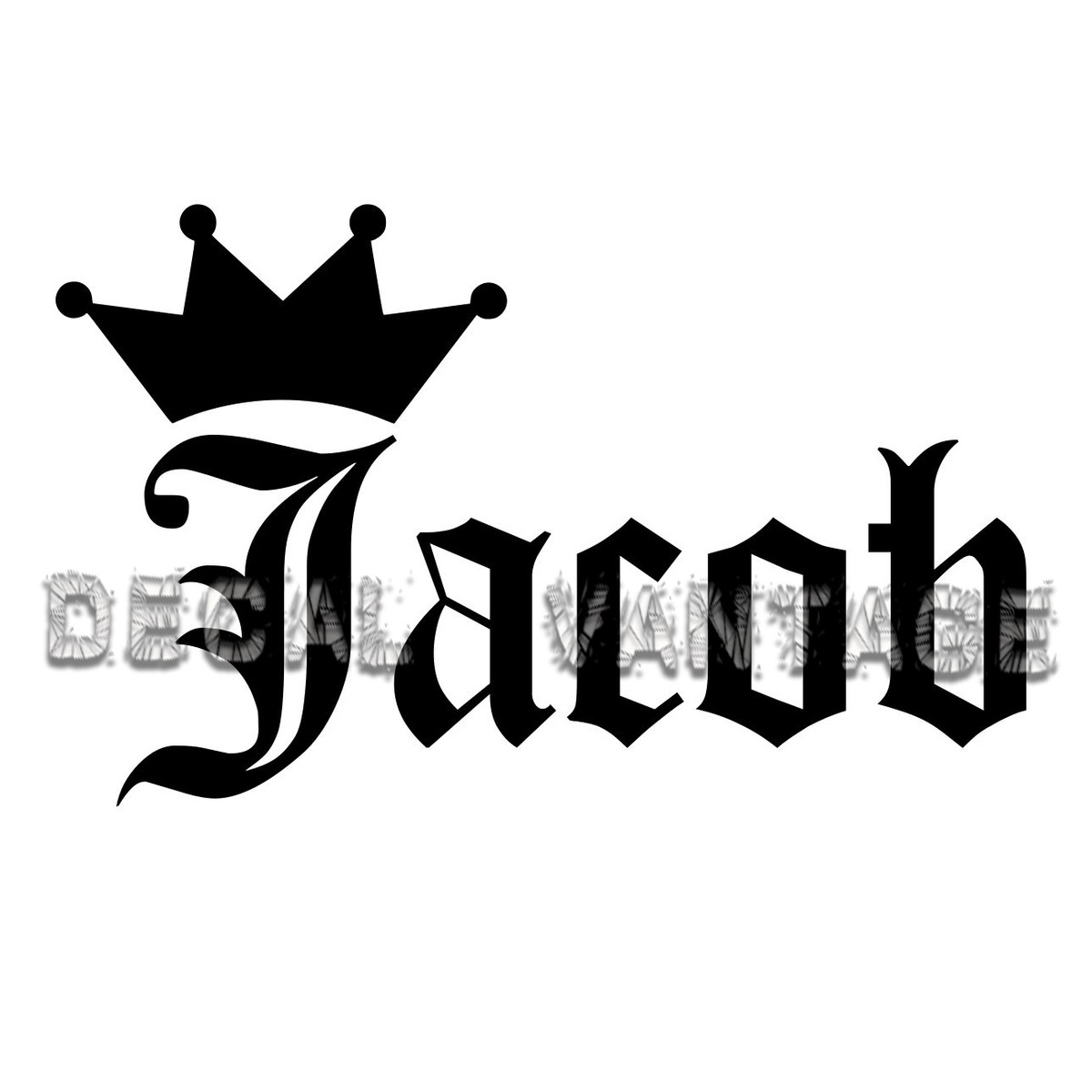 Jacob Name Design