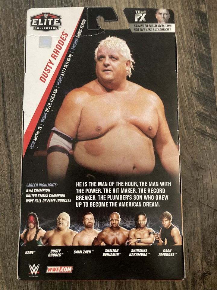 Dusty Rhodes WWE Mattel Elite Series 63 Action Figure New Wrestling ...