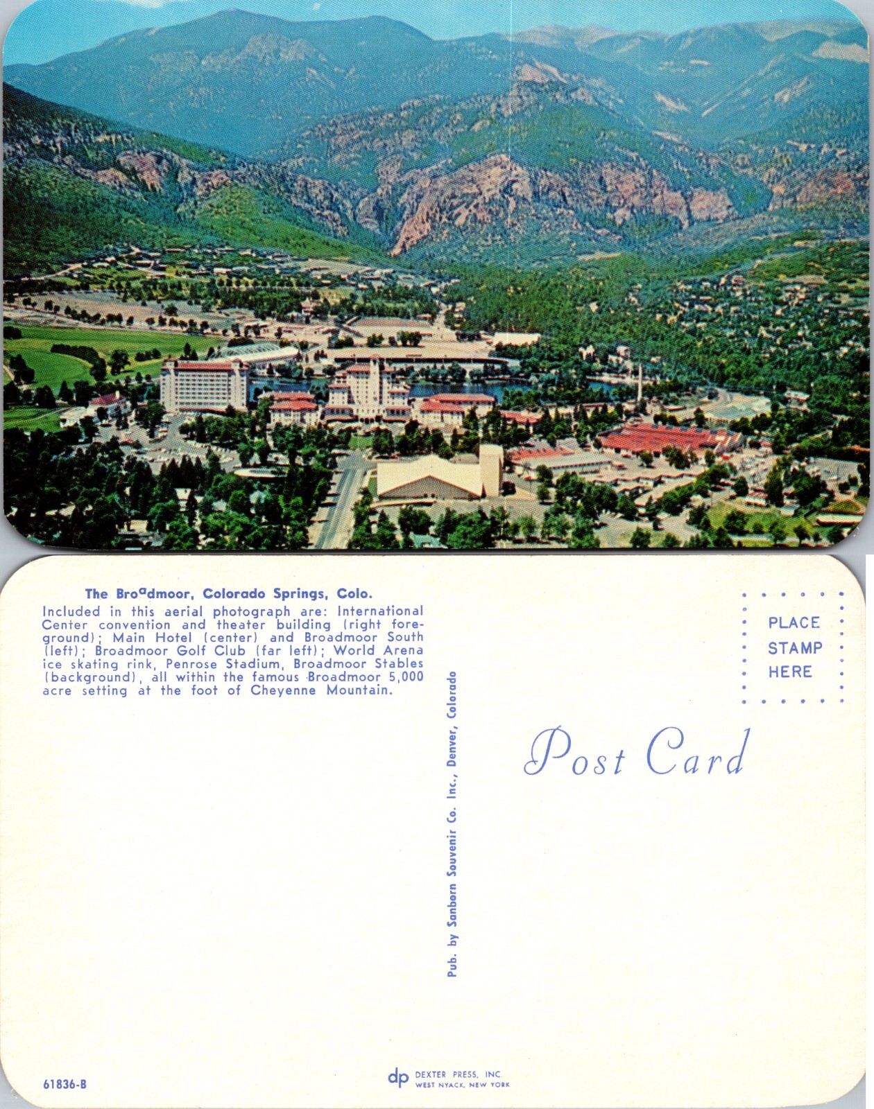 Broadmoor Colorado Springs Colorado Postcard | eBay