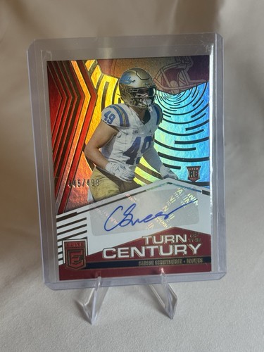 2025 Panini Donruss Elite Carson Schwesinger Auto Turn of the Century ...