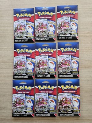 Pokemon 25 Card Envelope Pack 1 Foil Guaranteed New Factory Sealed Lot ...