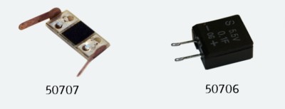 ESU 50707 Innenbeleuchtung Stromabnehmer Radkontakt für Waggons N H0 8x ...