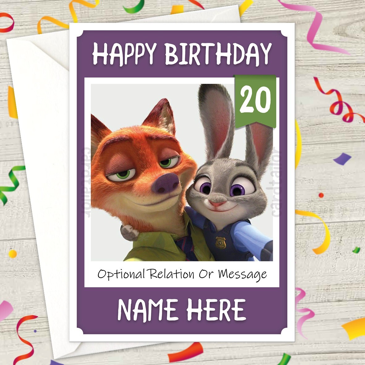 Printable Zootopia Invitations