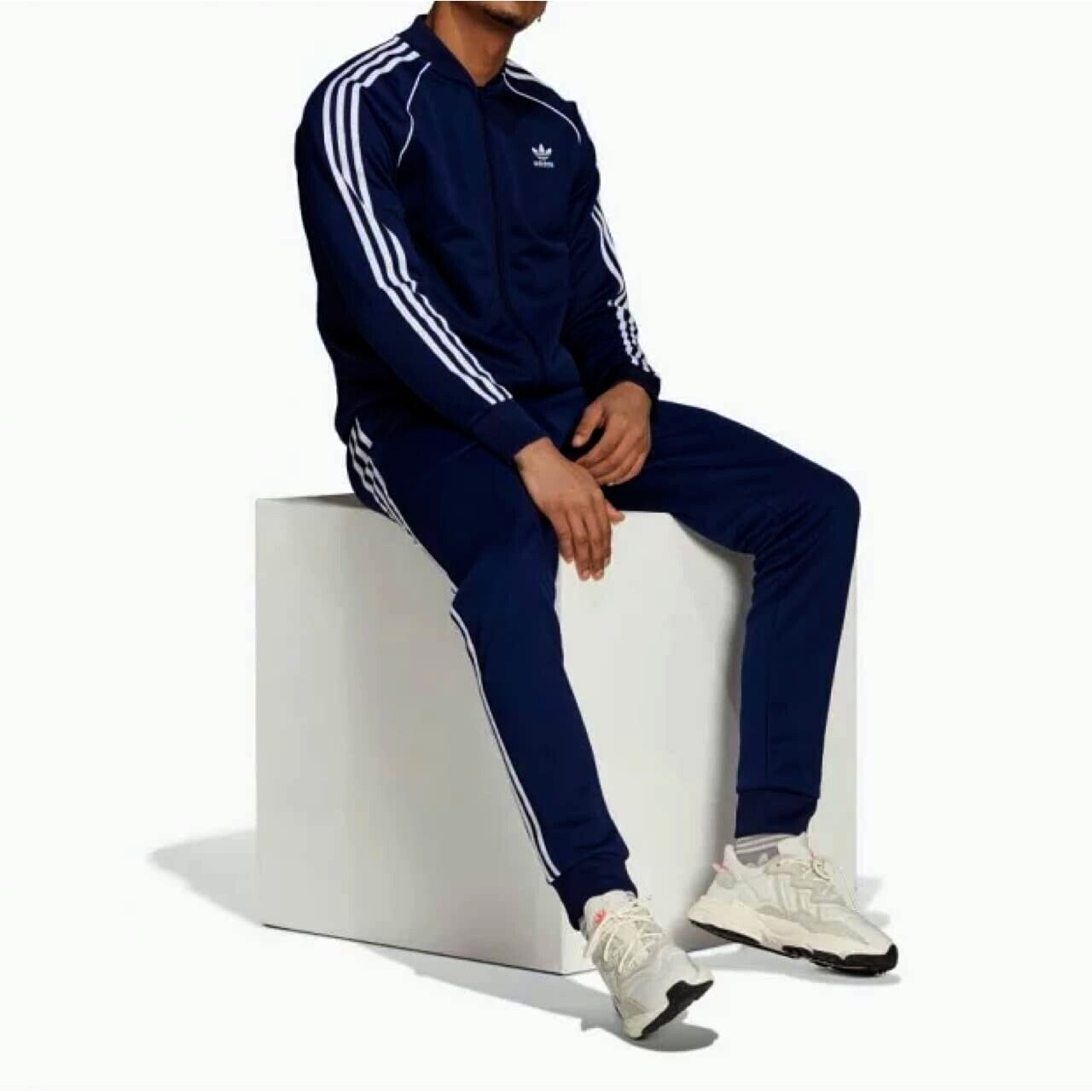 LG adidas OG MEN'S Prime Blue SST TRACKSUIT Jackets & Pants NIGHT SKY ...