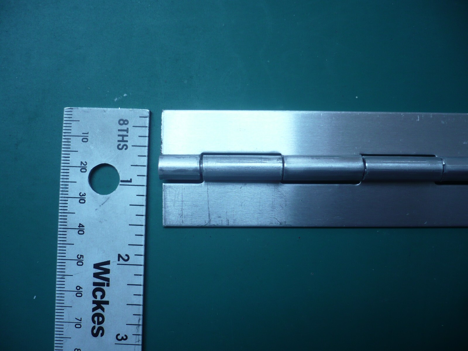 Aluminium Piano Hinge 38mm 1 1/2" O/W Undrilled UK Product Quality 18g ...