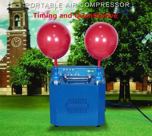 Balloon inflator Electric Balloon Filler Portable Dual Nozzle Inflator ...