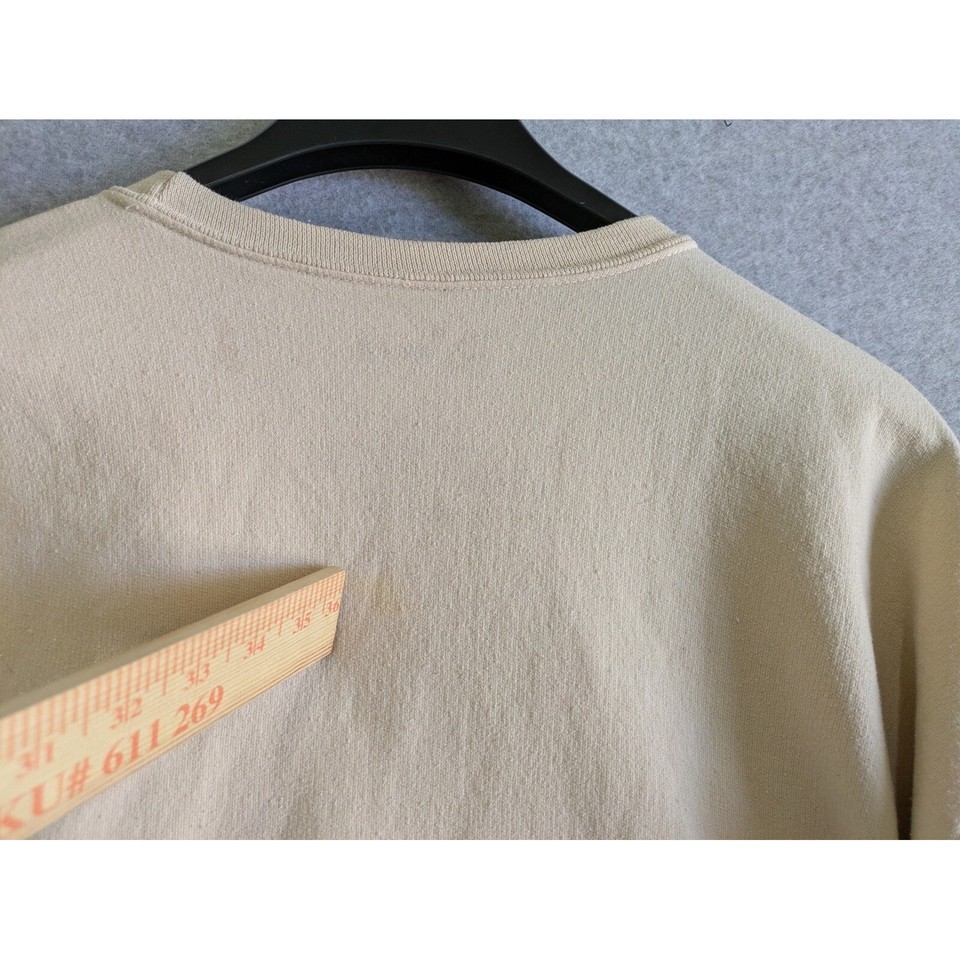 Disney Big Hero 6 Baymax & Cat Sweater Unisex XL Cream Pullover ...