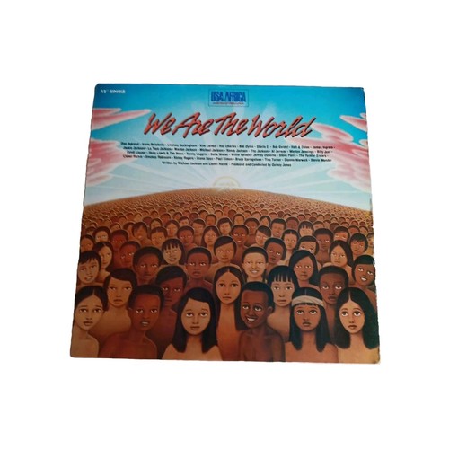 1985 WE ARE THE WORLD USA Africa Vinyl 12 Inch single Record US2-05179 ...