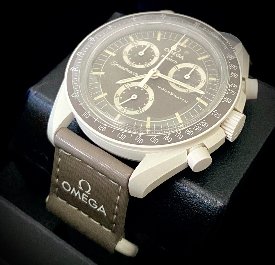 OMEGA X SWATCH SpeedMaster MoonSwatch MISSION ON EARTH - DESERT Chron ...