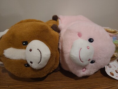 Hug Me Unicorn Cow / horse Reversible Flip Stuffed Animal NWT 16 ...