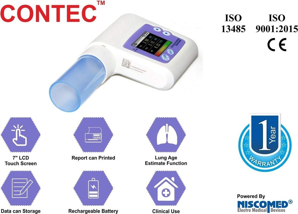 Contec Automatic Spirometer Respiratory Machine For Use Hospital Clinic ...