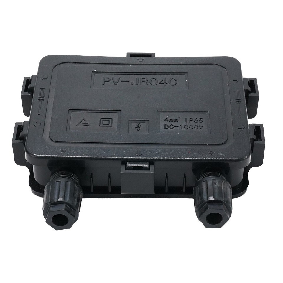 Box Solar Panel Junction Box Terminal Blocks Wire Connectors 180W-300W ...