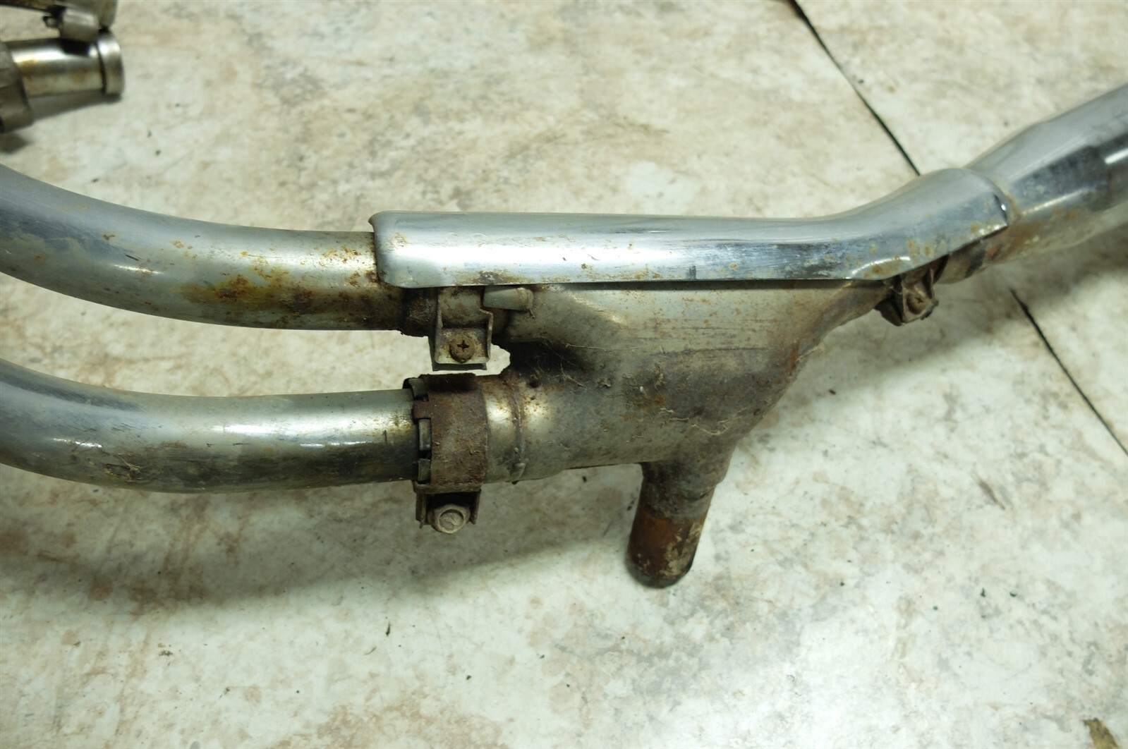 85 Suzuki GS 550 L GS550 GS550L left side muffler pipe exhaust | eBay