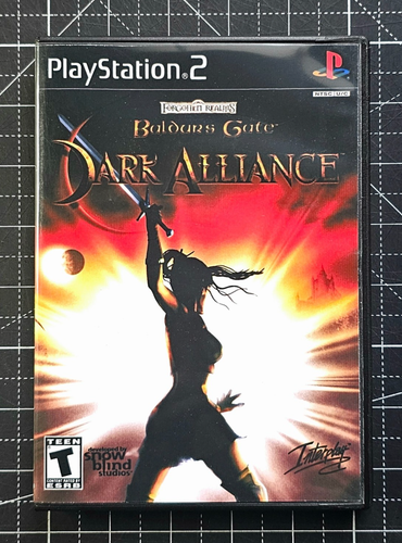 PlayStation 2 Baldur's Gate Dark Alliance Custom Case NO Game No Manual ...