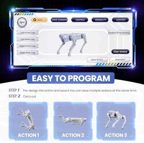 Smart Robot Dog for Kids, Interactive STEM Robot Pet with Voice ...