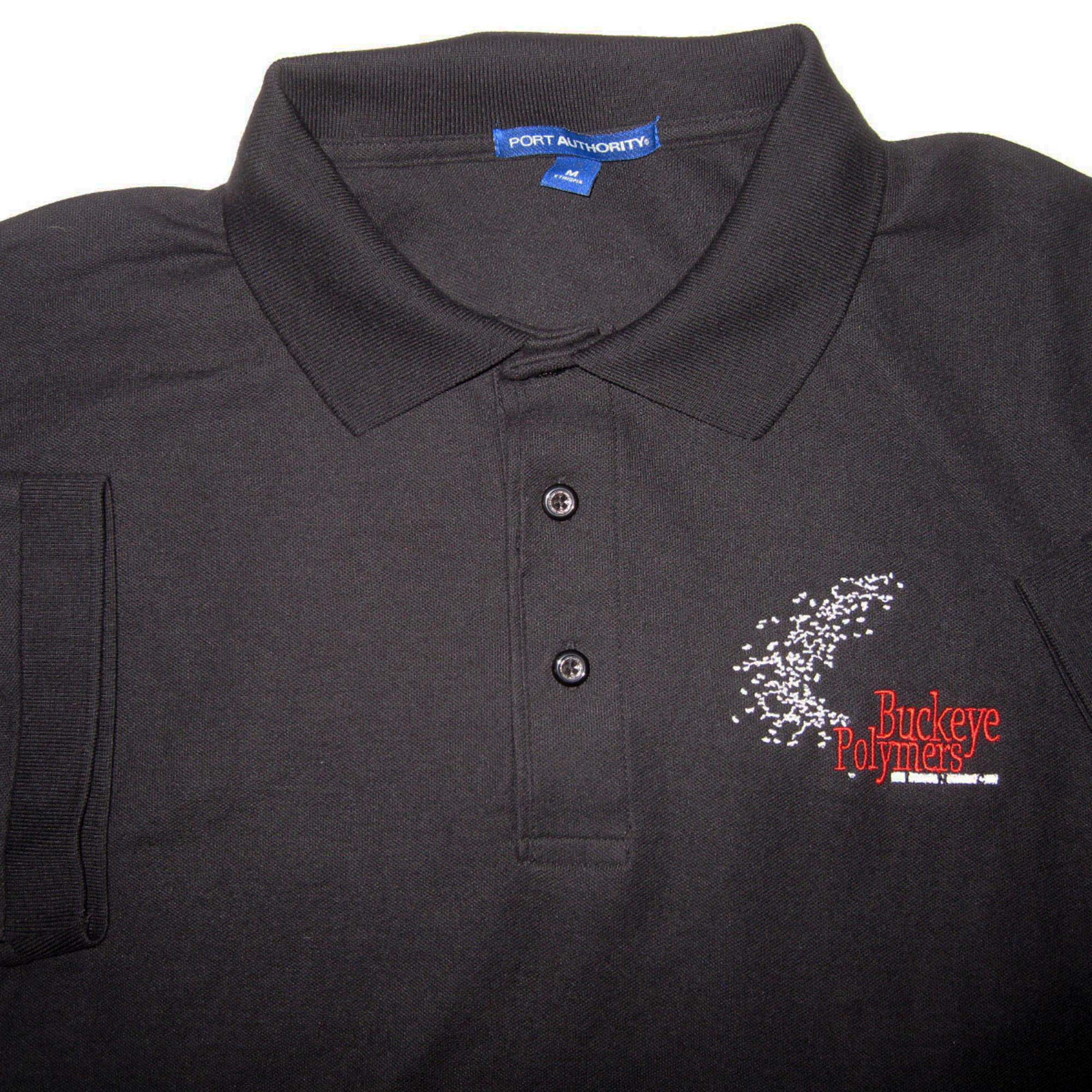 BUCKEYE POLYMERS - Black - M Medium - Polo Shirt - New NWOT | eBay