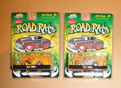 Jada - Road Rats - Lot of 2 - 32' Ford - Yellow & Grey | eBay