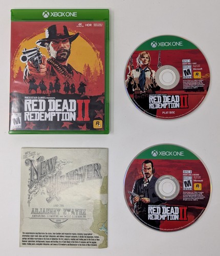 Red Dead Redemption II 2 - Microsoft Xbox One Complete 2-Discs With Map ...