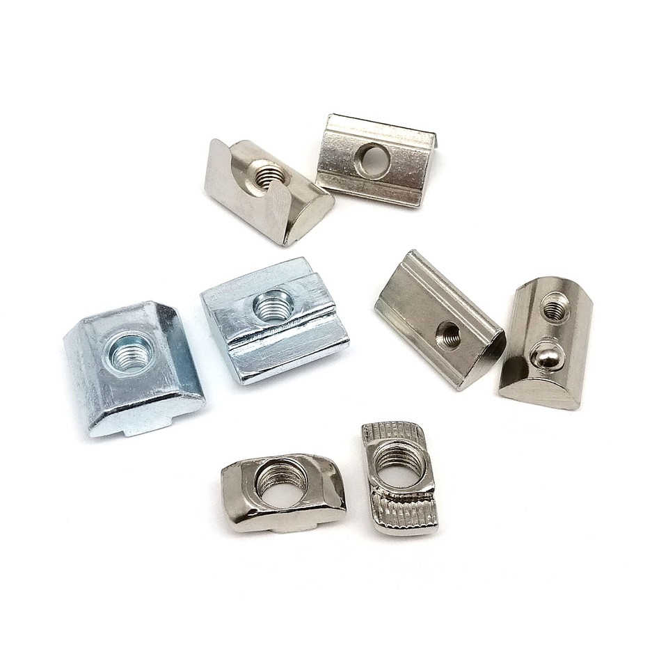 M3-M10 T Shape Block Sliding Nut for Aluminum Profile Extrusion Slot ...