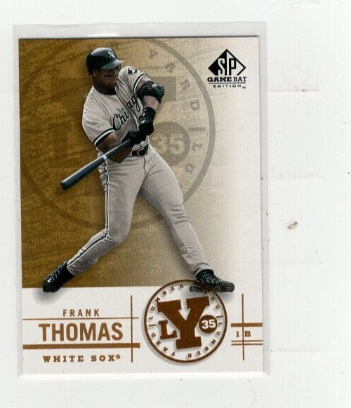 2000 Frank Thomas SP Game Bat Edition Lumber Yard #Y5 Free Shipping (D ...