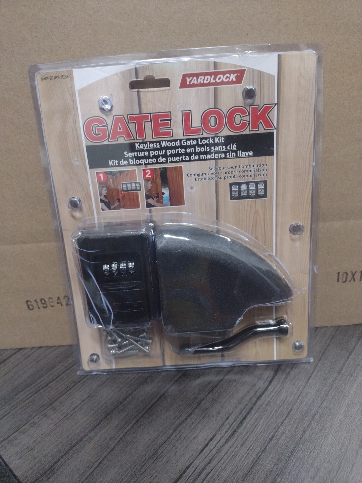 Keyless Gate Lock – Secure Fence Lock and Latch – 2-Way Access – Strong ...