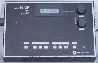Quantum Data/Teledyne 801GP Portable Video Signal Generator | eBay