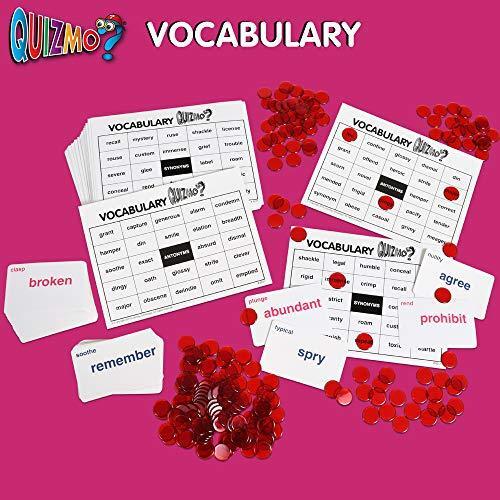 QUIZMO VOCABULARY By Learning Advantage Educational Bingo Game for sale ...