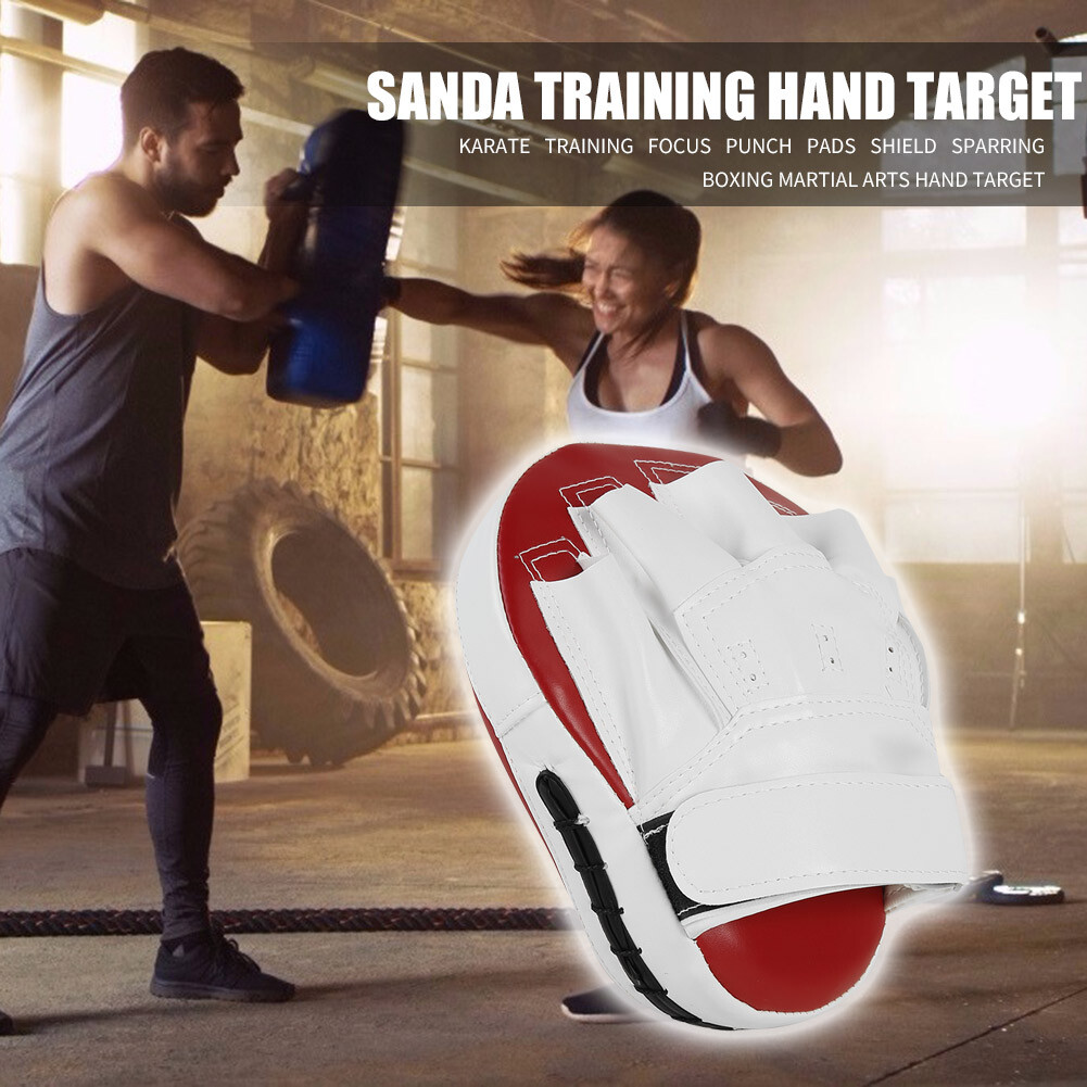 Arc Boxing Hand Target Sanda Fighting Training Focus Kick Punch Pad ...