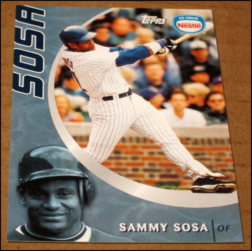 2002 Topps Nestle Sammy Sosa Baseball Card #5 Chicago Cubs NRMT / MINT ...