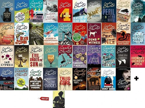 THE Complete Collection of 40 BOOKS Hercule Poirot books by Agatha ...