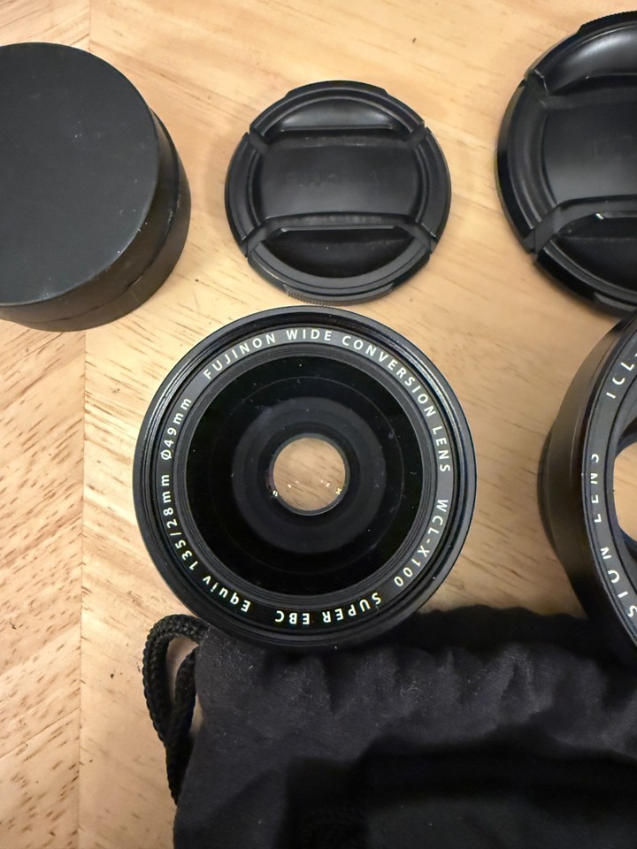 FUJIFILM WCL-X100 Wide + Fujifilm TCL-X100 Tele Conversion Lens | eBay