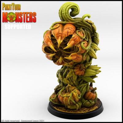 3D Printed Print Your Monsters Pumpkin Plant Pumpkins Attack Pack 28mm - 32mm | eBay