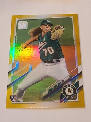2021 Jordan Weeks SP Topps Gold Foil Refractor #570 Rookie Rc | eBay