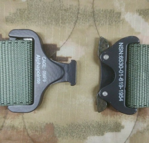 Litter Strap with Cobra Buckle OD Alphapointe Patient Securing Webbing ...