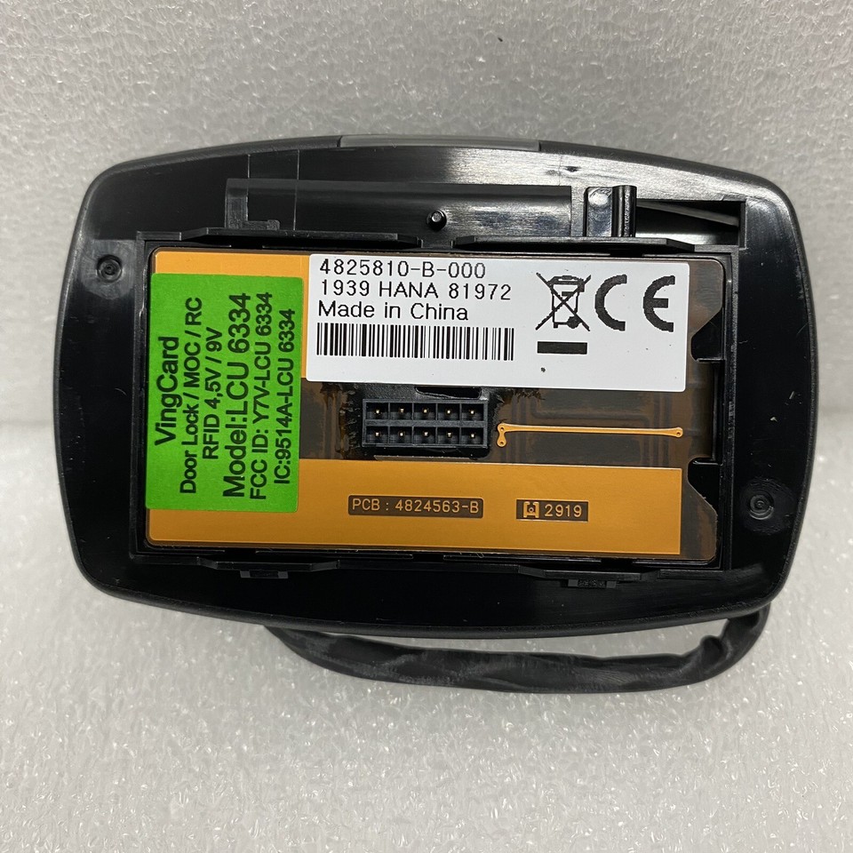 Assa Abloy LCU 6334 Signature RFID Assy (4G) Std Black Hotel Hospital ...