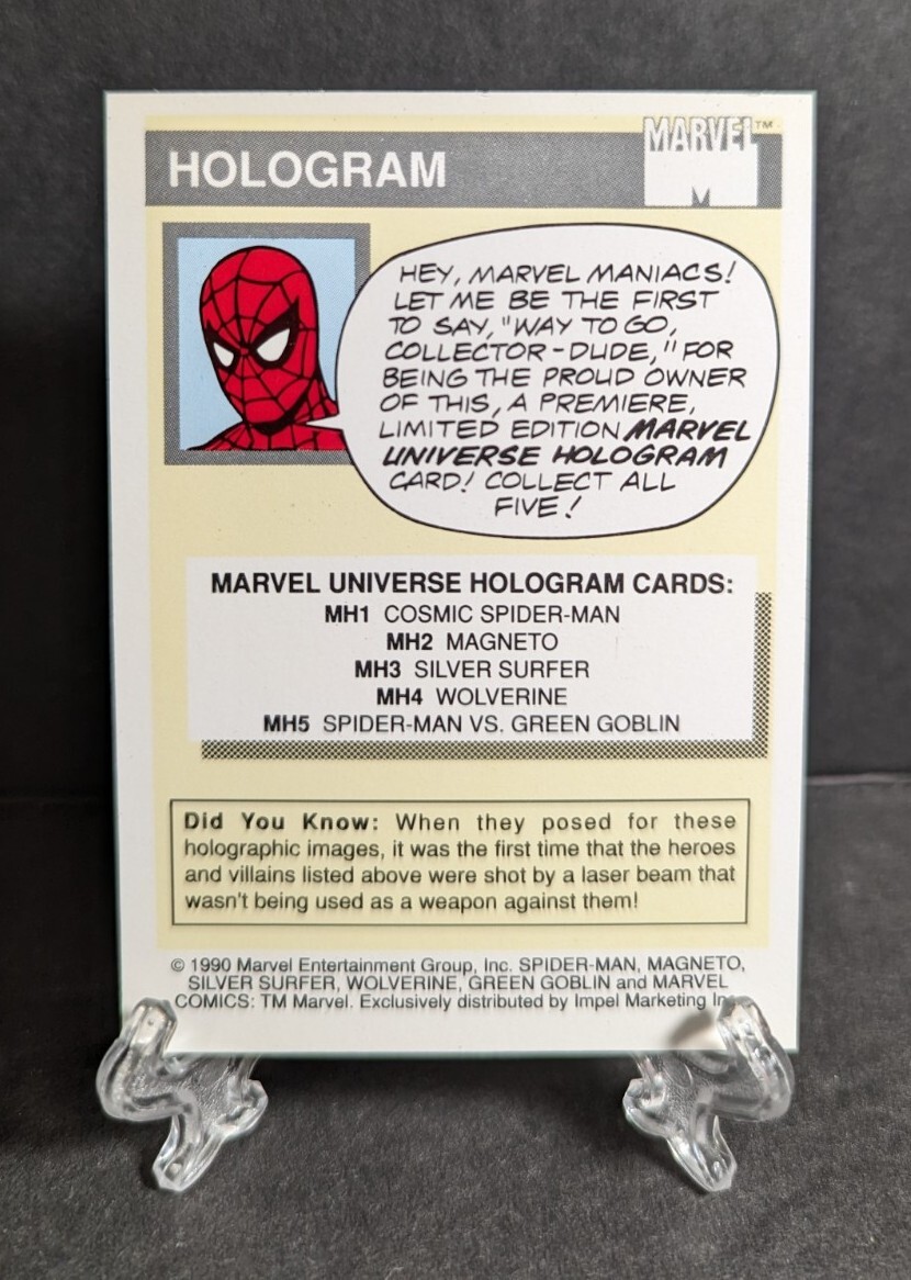 Marvel Universe Series 1 Trading Cards -Singles- 1990- Stan Lees- NEWLY ...