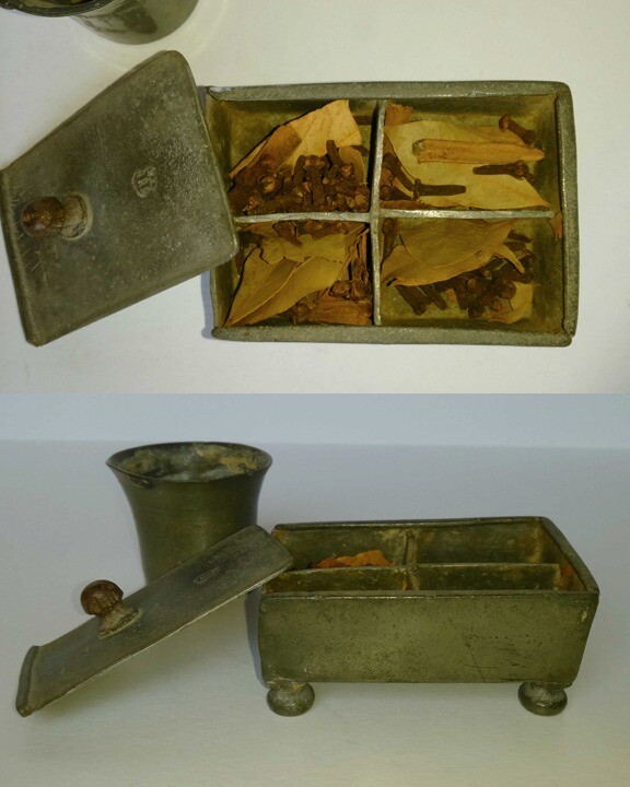 Signed Pewter Spice Box + Cup 1700s' Jewish HAVDALAH Ceremony Europe ...