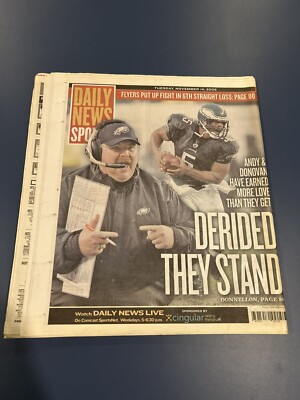 Donovan McNabb November 14, 2006 Philadelphia Daily News Eagles NFL ...