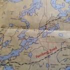 Vintage Lithograph Map of Superior & Quetico Canoe Maps No. 112rs ...