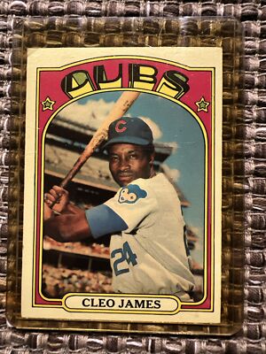 1972 Topps Baseball #117 Cleo James, Chicago Cubs. (T-BT) | eBay