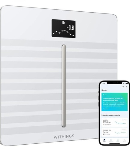 WITHINGS Smart Scales with Full Body Analysis Including Fat Content ...