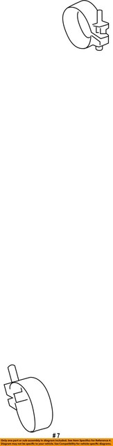 MERCEDES OEM 11-14 CL600 5.5L Exhaust System-Tailpipe Extension Clamp ...