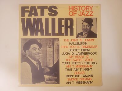 Fats Waller - History of Jazz (Vinyl Record LP) | eBay