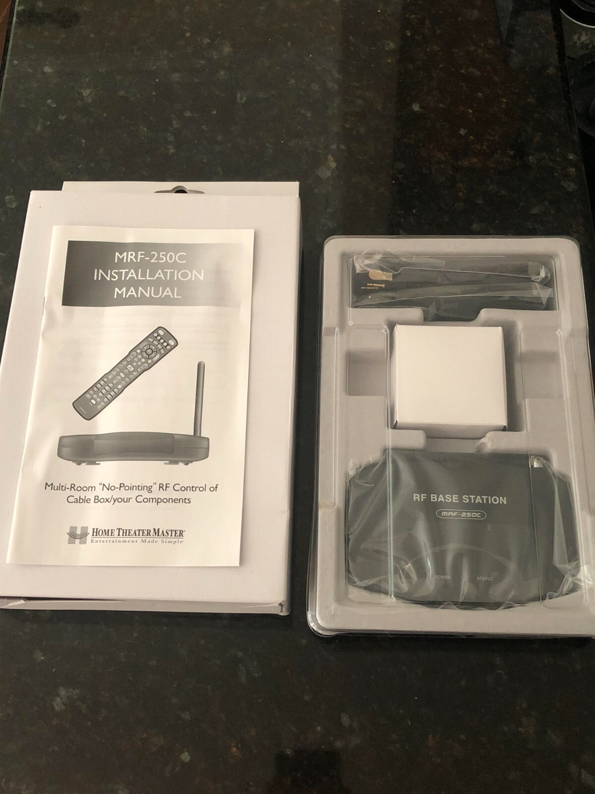 Universal Remote Control URC MRF-250C Base Station, Charger, and 6 IR ...