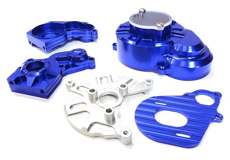 Alloy Gear Cover, Motor Mount & Main Gearbox Case for Axial SCX-10 ...