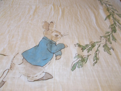 Pottery Barn Kids Beatrix Potter Organic Cotton Baby Blanket Wrap ...