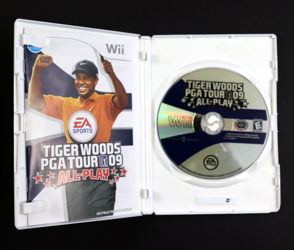 Tiger Woods PGA Tour 9 All Play (Nintendo Wii Game) Complete w/ Manual ...