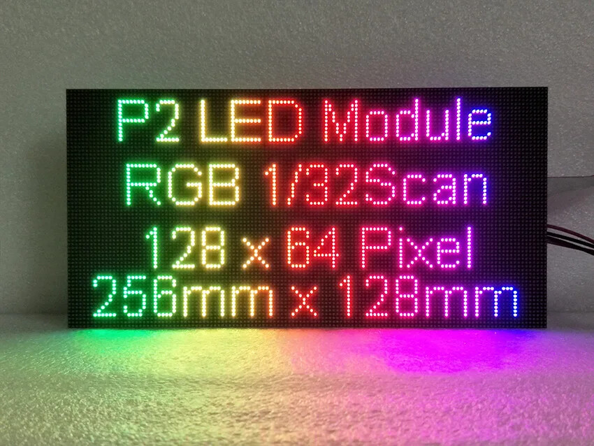 P1.875/P2/P4 LED Module 256x128mm LED Flexible Panel Display Indoor ...