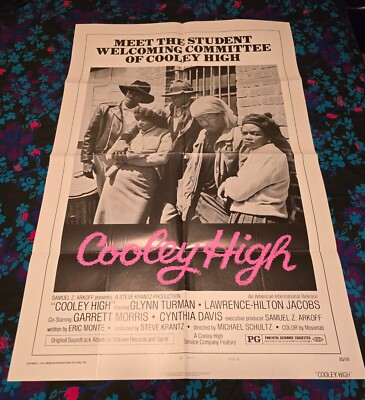 COOLEY HIGH - ORIGINAL FOLDED POSTER - 1975 - GARRETT MORRIS | eBay
